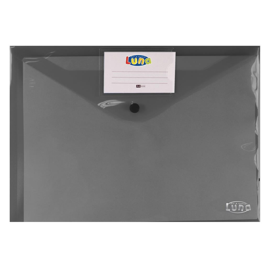 Button Folders A4 Black – Eduline Malta