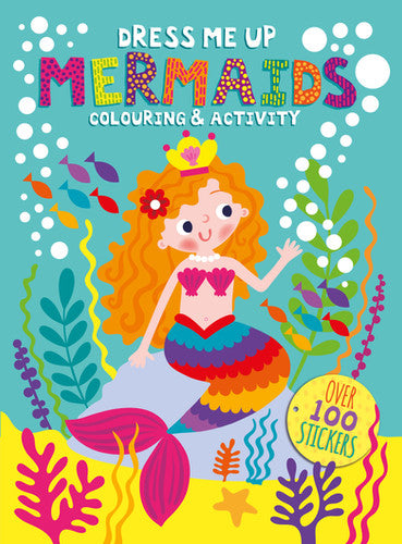 Dress Me Up Colouring And Activity Book - Mermaids – Eduline Malta