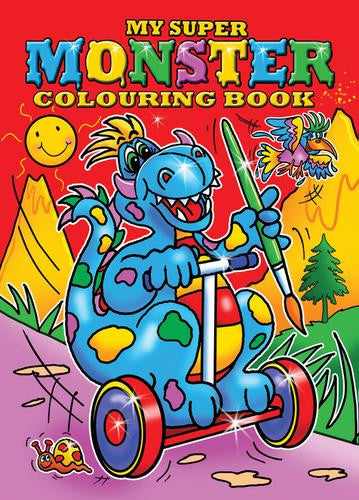 Super Monster Colouring Book - One Thick Colouring Book – Eduline Malta