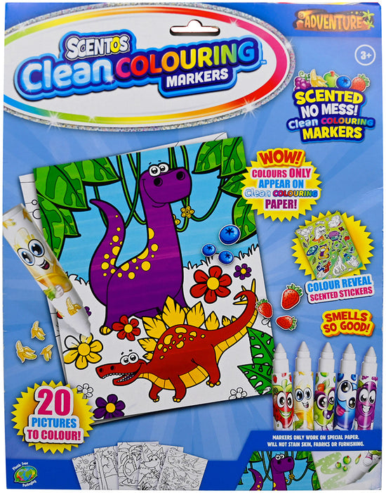 Scented Clean Markers 20 Pictures To Colour – Eduline Malta