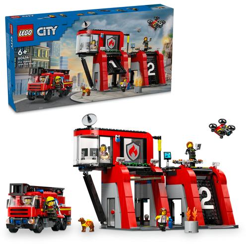 Lego City Fire Station With Fire Engine - 60414 – Eduline Malta