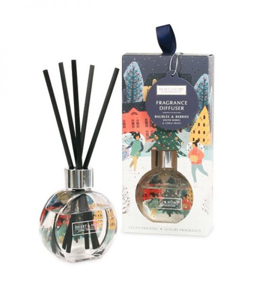 HEART & HOME Baubles & Berries Fragrance Diffuser, 70 ml – Eduline Malta