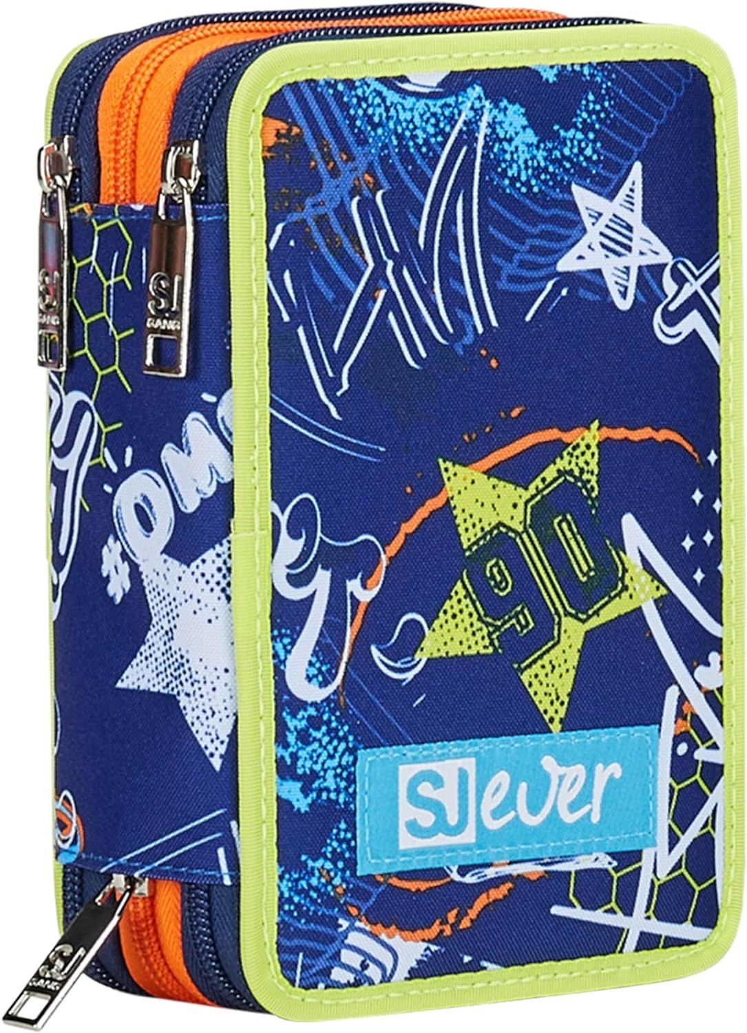 Seven 3 Zip Large Filled Goalstreet Boy Pencil Case 45Pcs – Eduline Malta