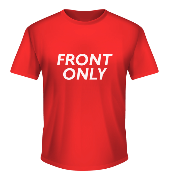 Personalised T-Shirt Front Only – Eduline Malta