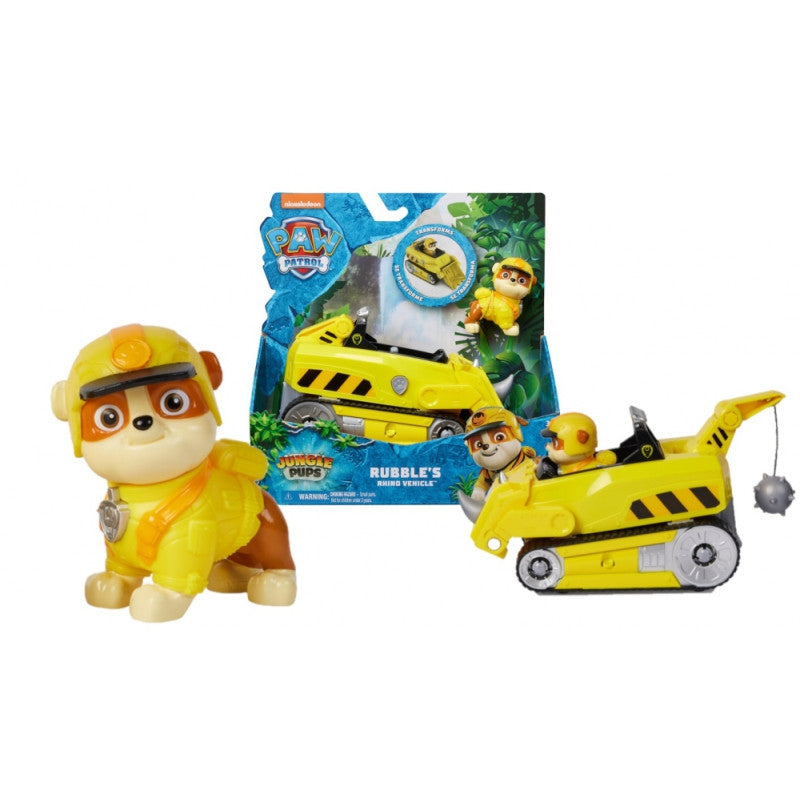 Paw Patrol Jungle Pups Rubble'S Vehicle – Eduline Malta