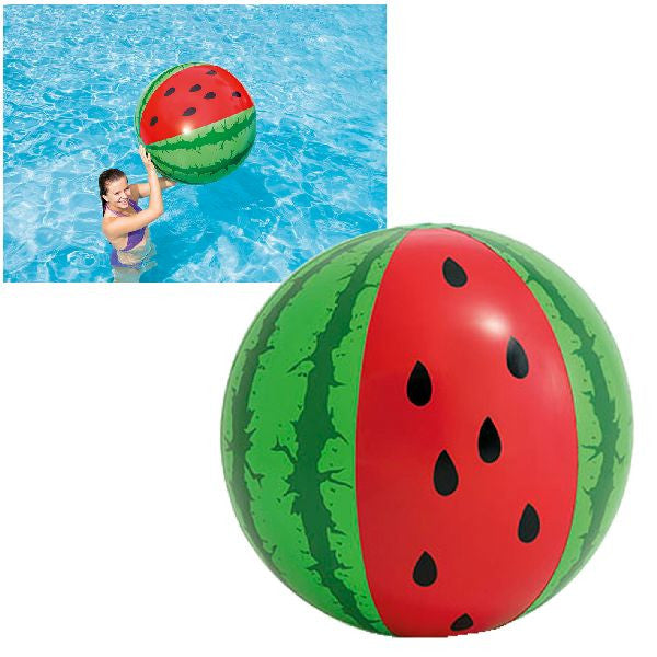 Intex Inflatable Beach Ball - Watermelon - 107Cm – Eduline Malta