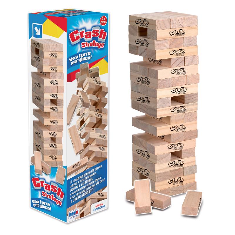 Wooden Board Game - Crash Wooden Tower – Eduline Malta
