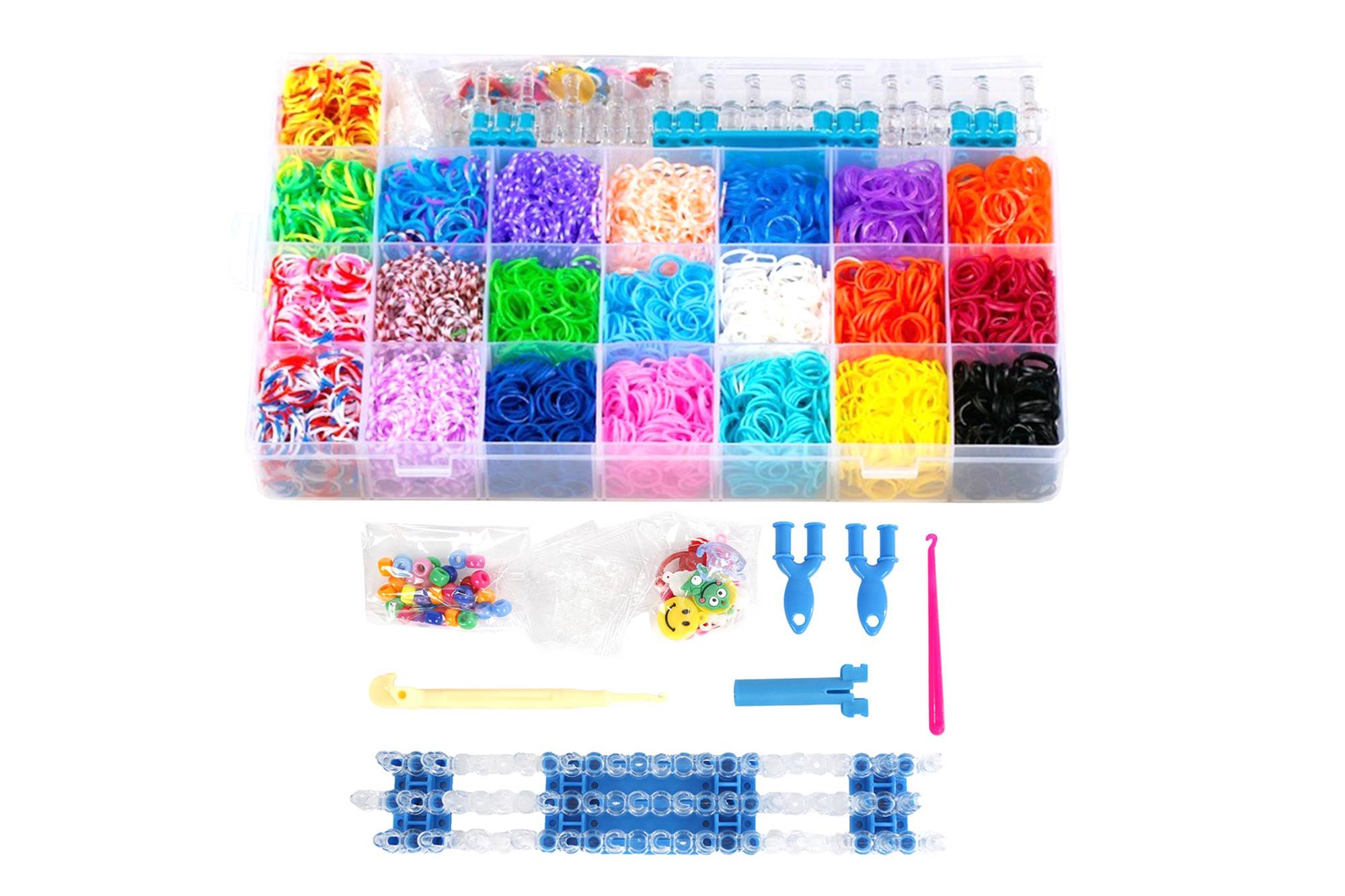 Loom Bands 5600 Piece With Board And Accessories – Eduline Malta