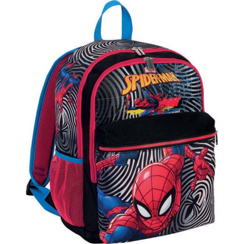 Spider-Man Backpack - 2 Zip Fit A4 – Eduline Malta