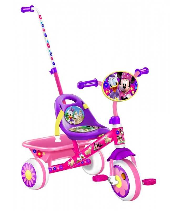 Tricycle Minnie And Daisy With Cane And Basket – Eduline Malta